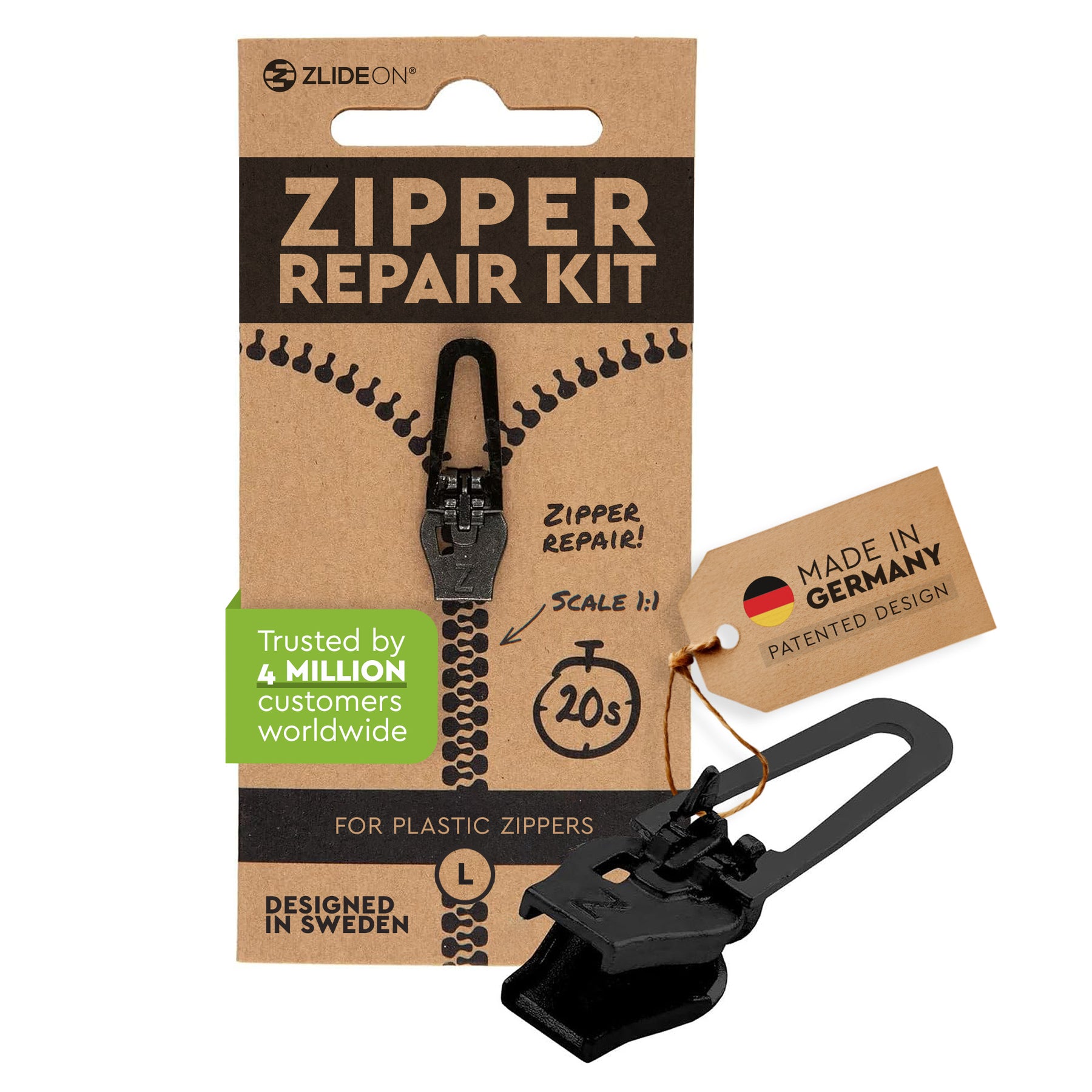 ZlideOn | Repair broken zippers with ZlideOn! Quick and Easy