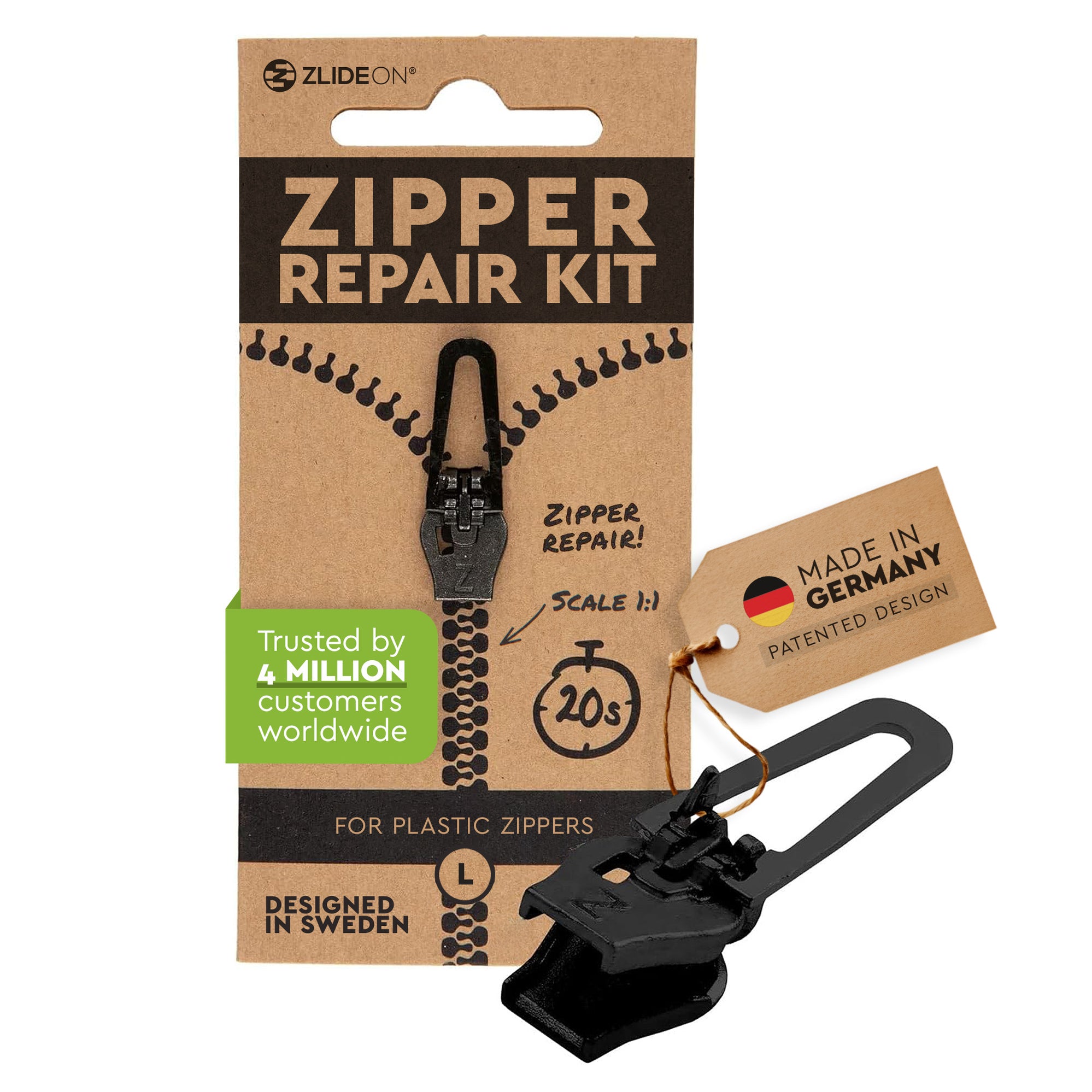 ZlideOn | Repair broken zippers with ZlideOn! Quick and Easy