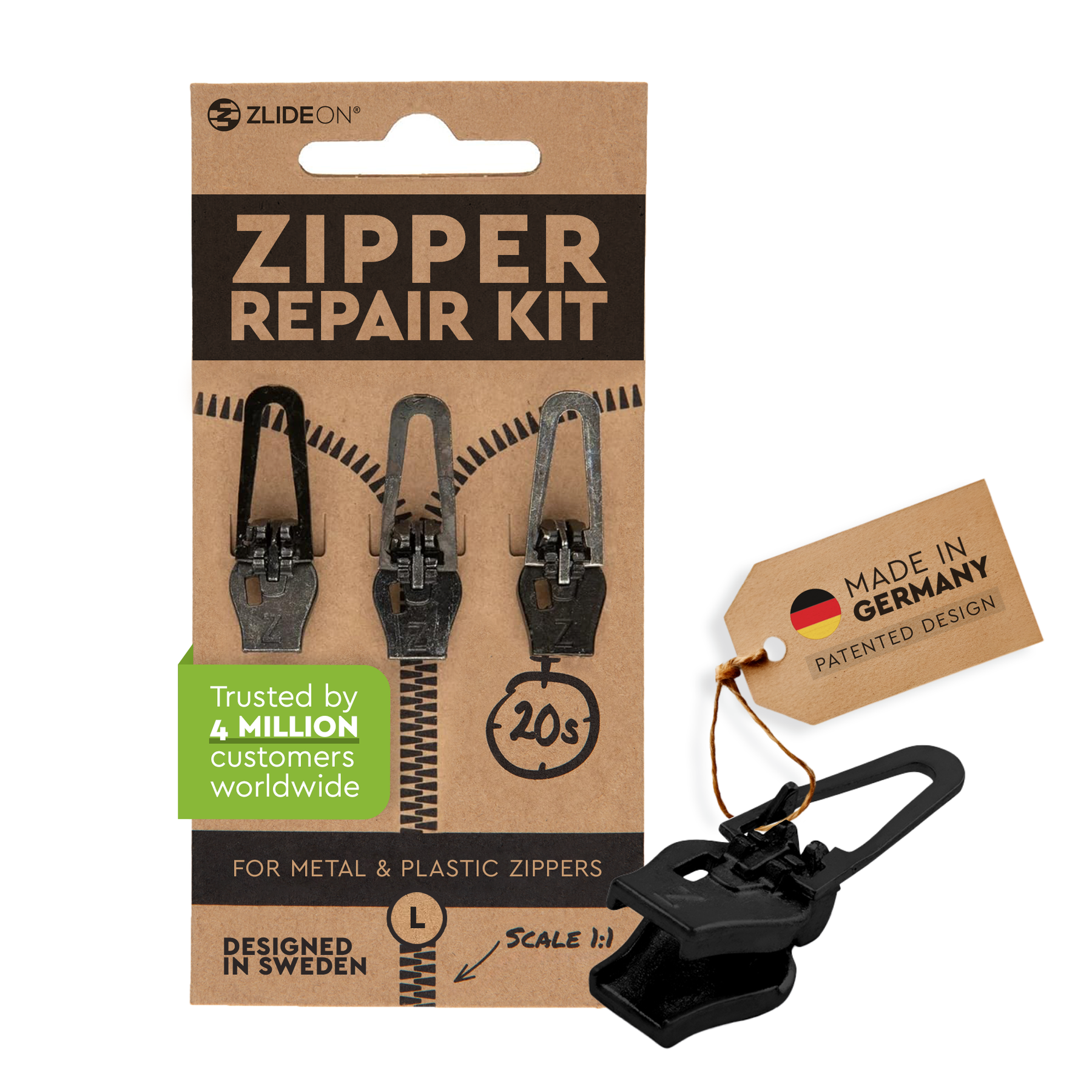 ZlideOn | Repair broken zippers with ZlideOn! Quick and Easy