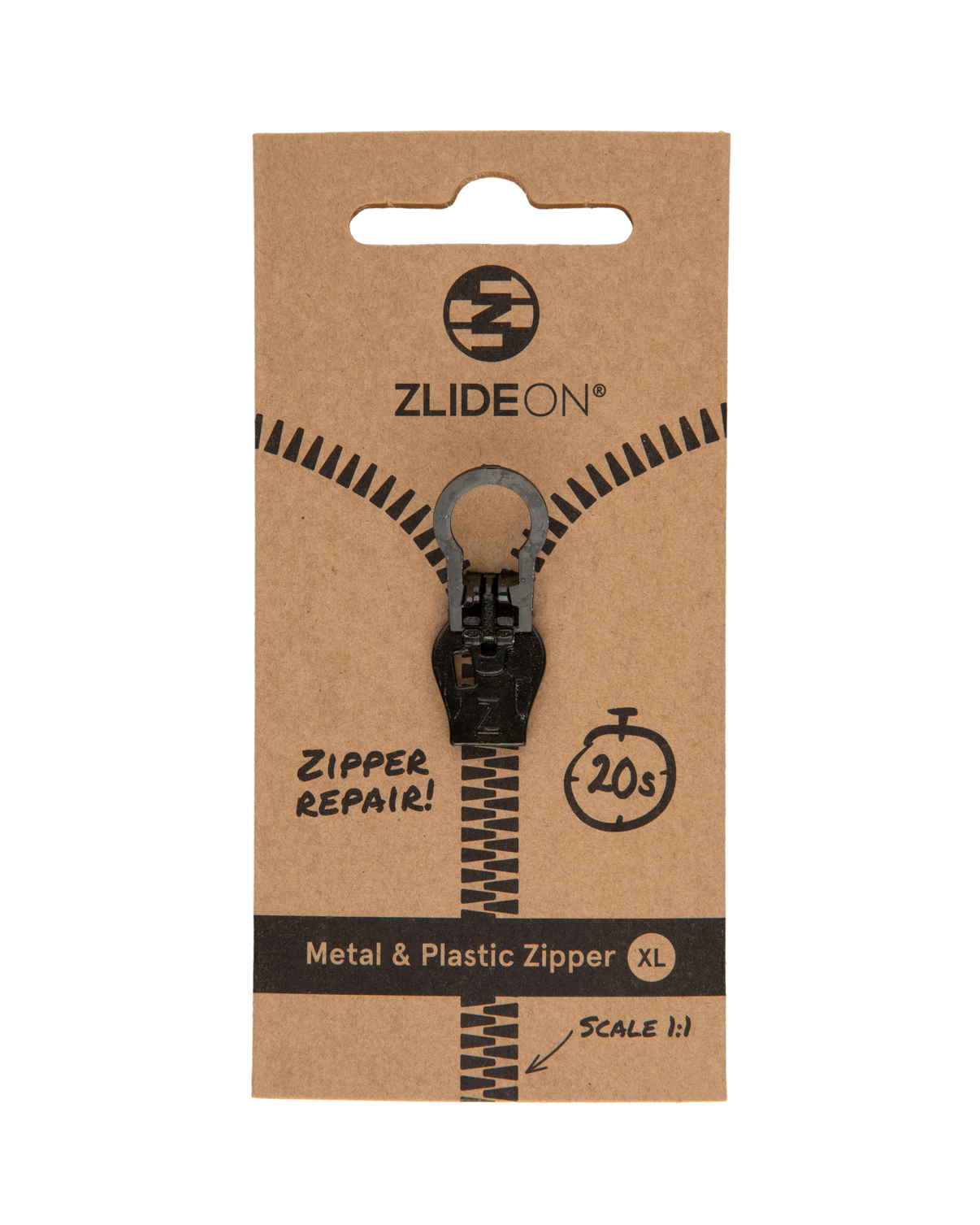 Metal & Plastic Zipper XL (8A) – ZlideOn
