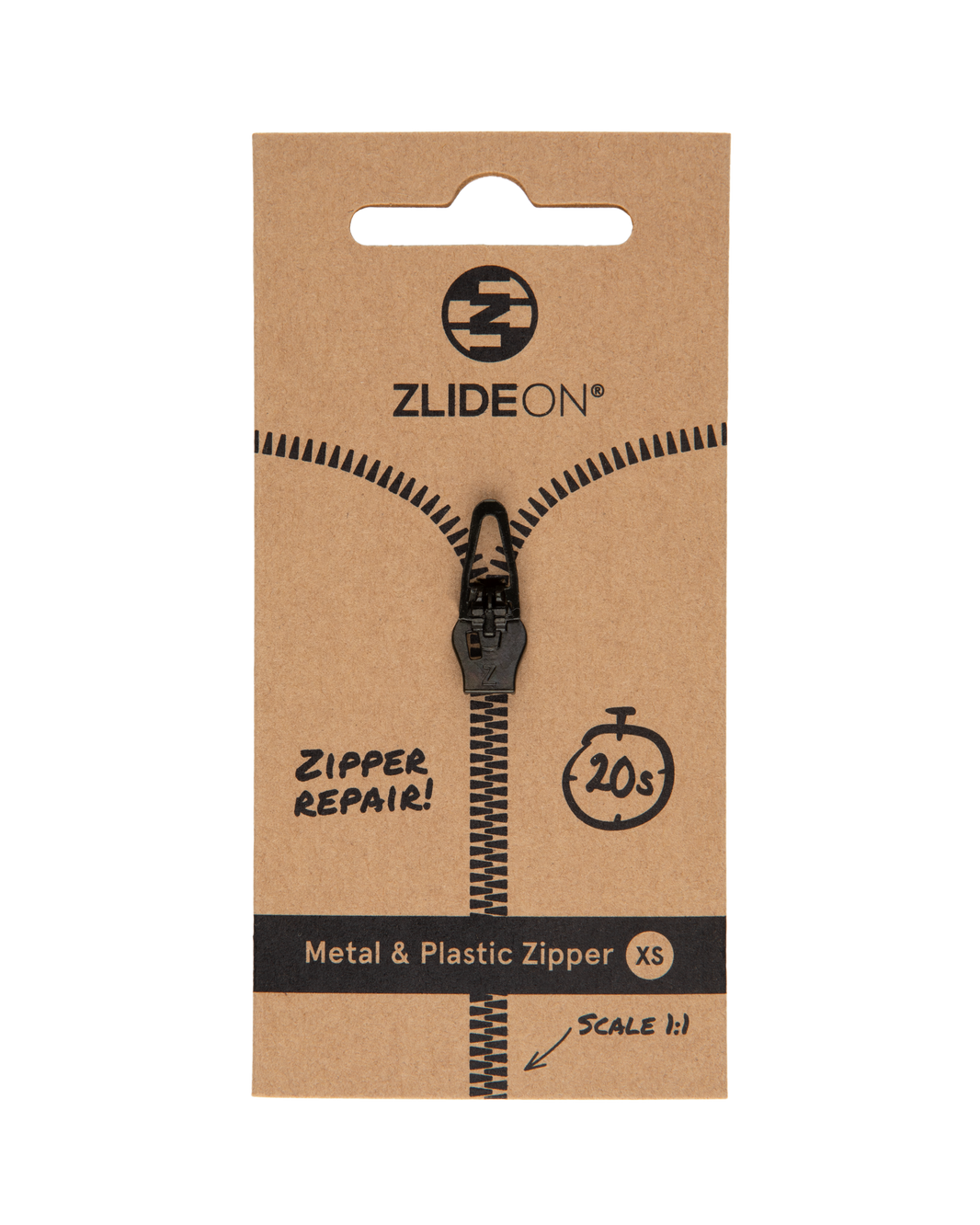 Repair broken zippers with ZlideOn! Quick and Easy