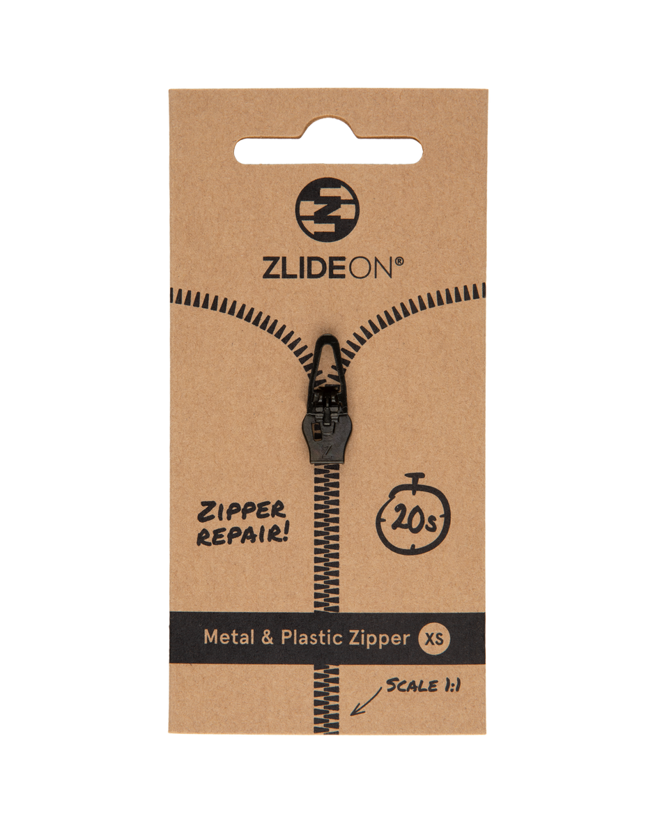 Repair broken zippers with ZlideOn! Quick and Easy