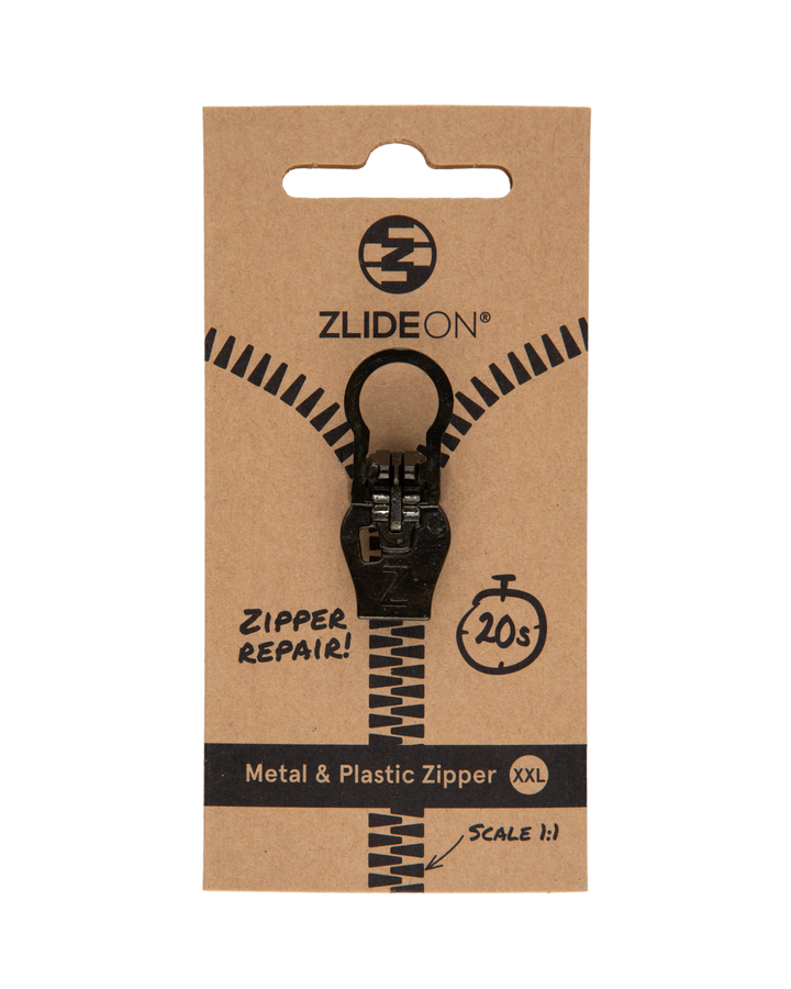 Repair broken zippers with ZlideOn! Quick and Easy