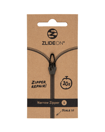 Repair broken zippers with ZlideOn! Quick and Easy