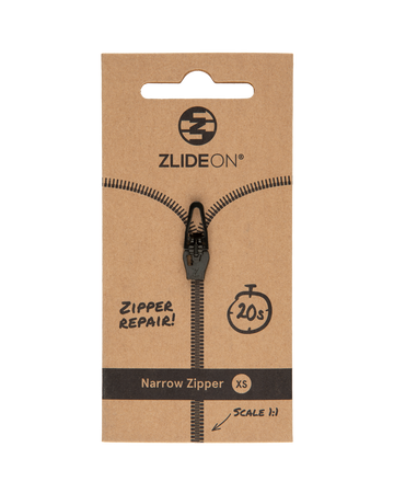 Repair broken zippers with ZlideOn! Quick and Easy