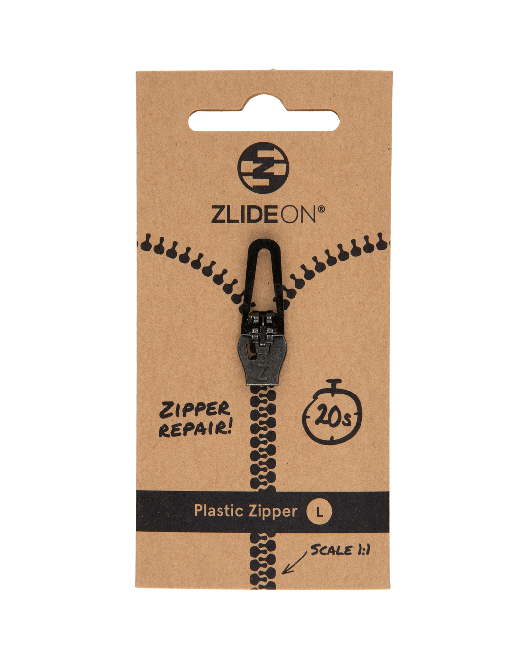 Repair broken zippers with ZlideOn! Quick and Easy